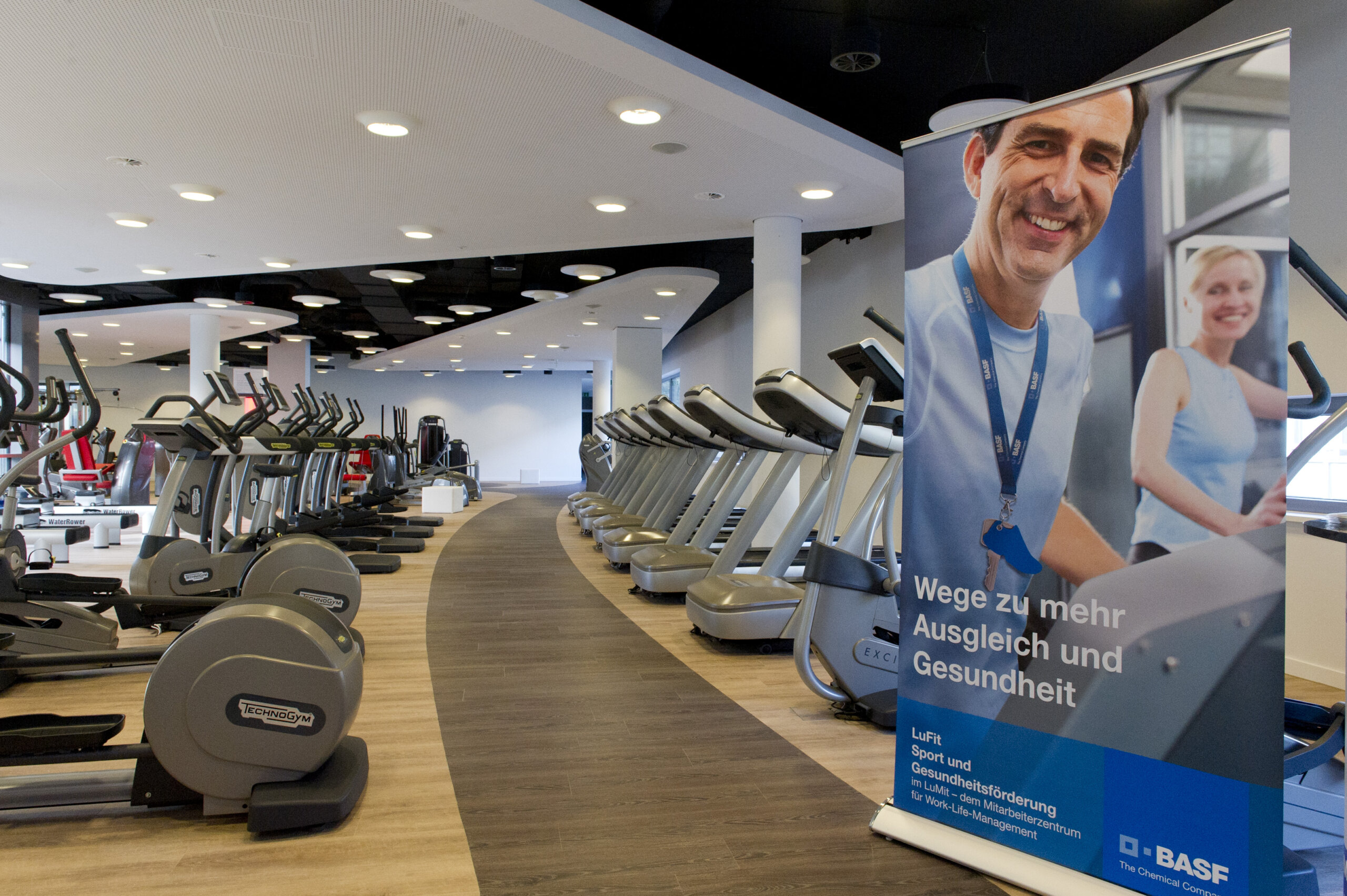 BASF – Firmenfitness auf 2000 qm im LuFit - Integion